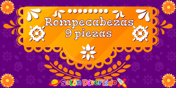 Rompecabezas Día de Muertos – 9 Piezas - Salón Divertido