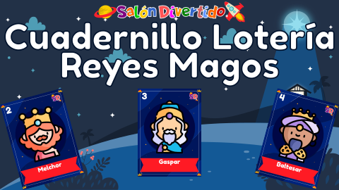 Cuadernillo Tablas Lotería Reyes Magos - Salón Divertido