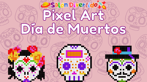 Pixel Art Día de Muertos - Salón Divertido