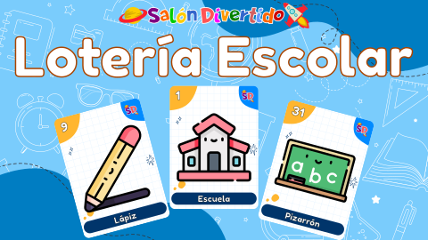 Lotería Escolar - Salón Divertido